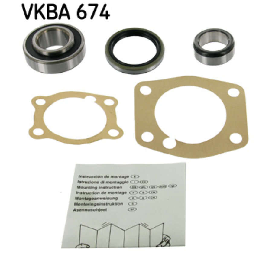 Kit roulement de roue arrière SKF VKBA674 : Auto5.be