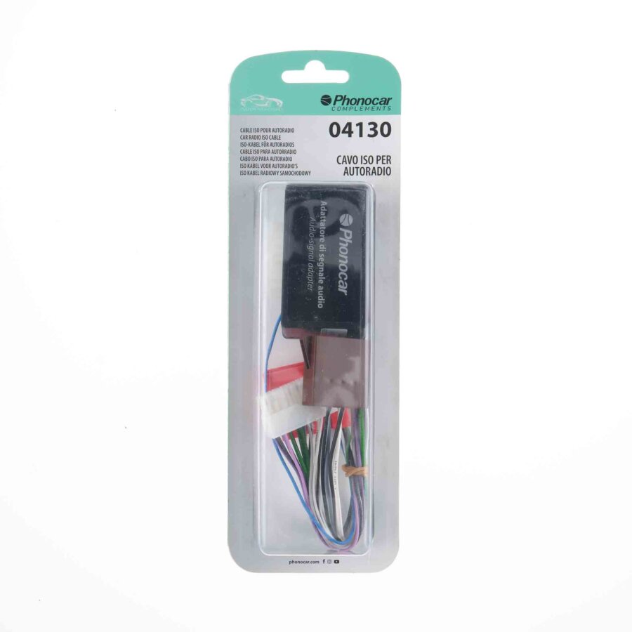 PHONOCAR AUDI/VW-compatibele autoradiokabel met ISO-connectoren REF ...