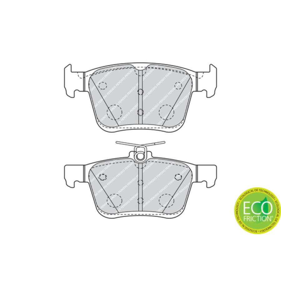 4 remblokken FERODO FDB4434 : Auto5.be